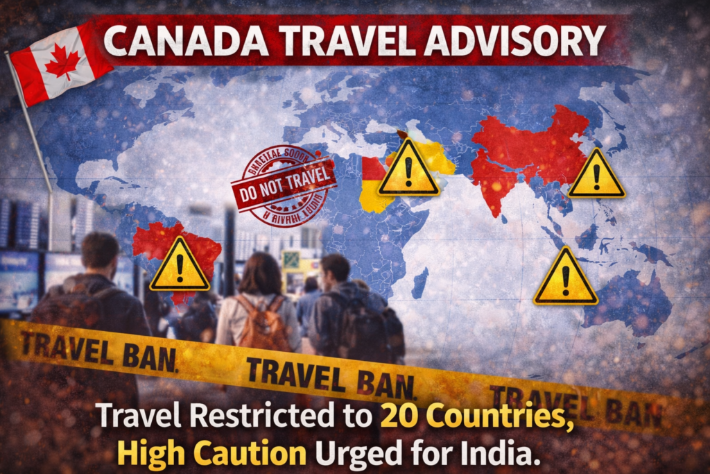 Canada Travel Advisory. Canada Restricts Travel to 20 Countries. - TRP ...